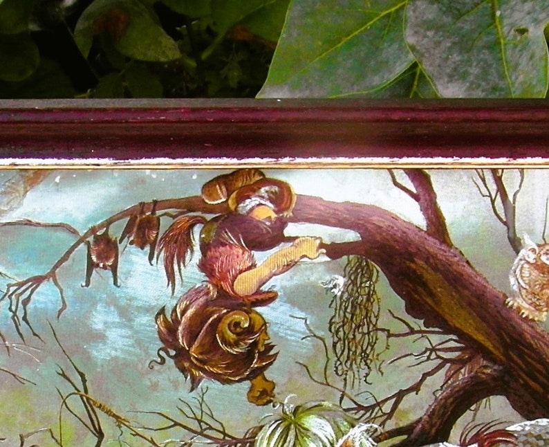 Vintage 1970s Dufex Foil Art Print Fairies Jean & Ron Henry - Open ...