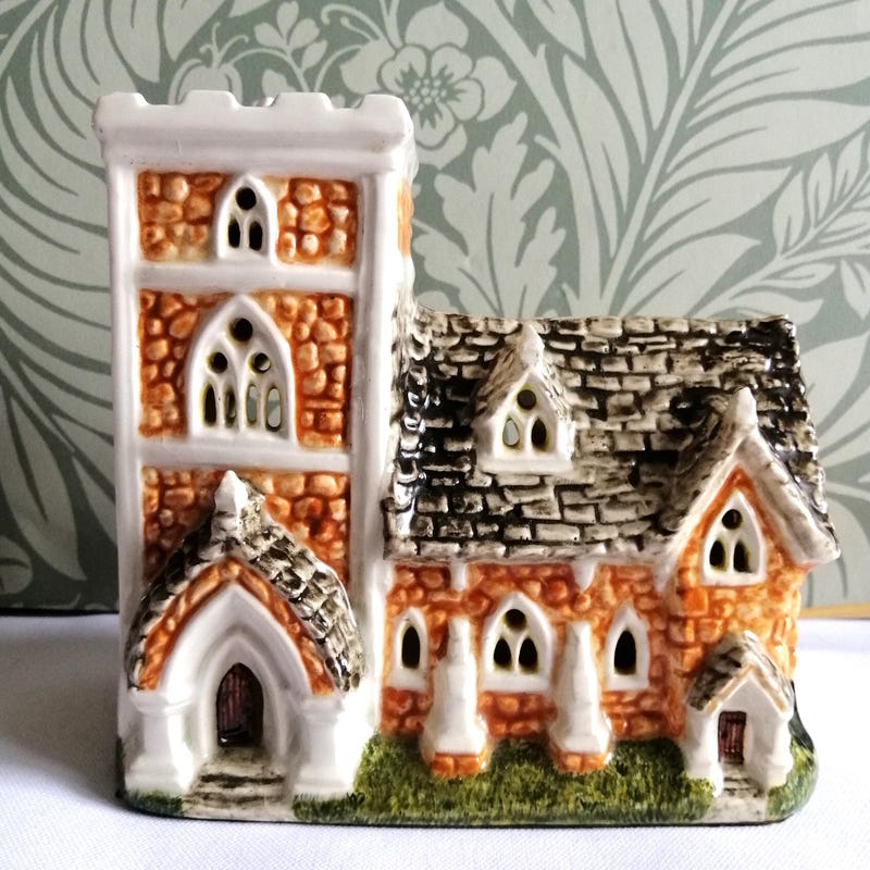 Ceramic Churches Vintage - Etsy UK