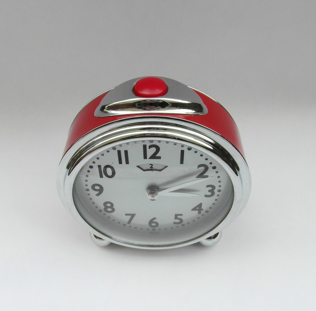 Vintage 1990's Super Funky & Retro Quartz Alarm Clock by TCM - Made in ...