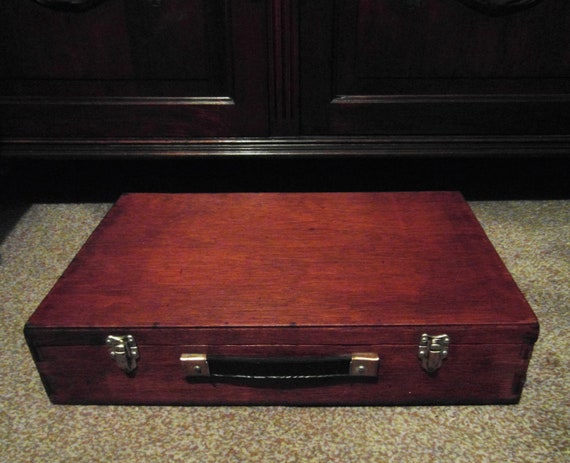 Vintage Laminate Wood Work/Art Box - For Renovation/U… - Gem