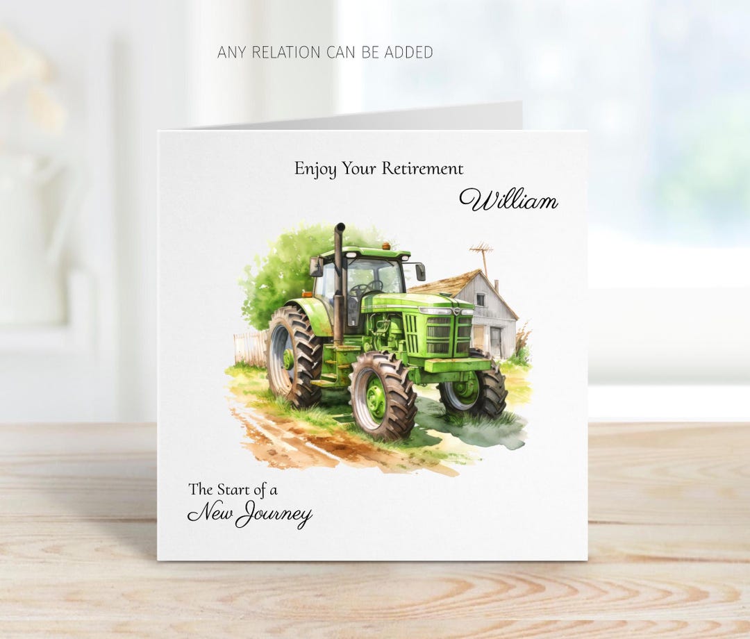 Personalised Retirement Card Happy Retirement for Friend Husband Dad ...