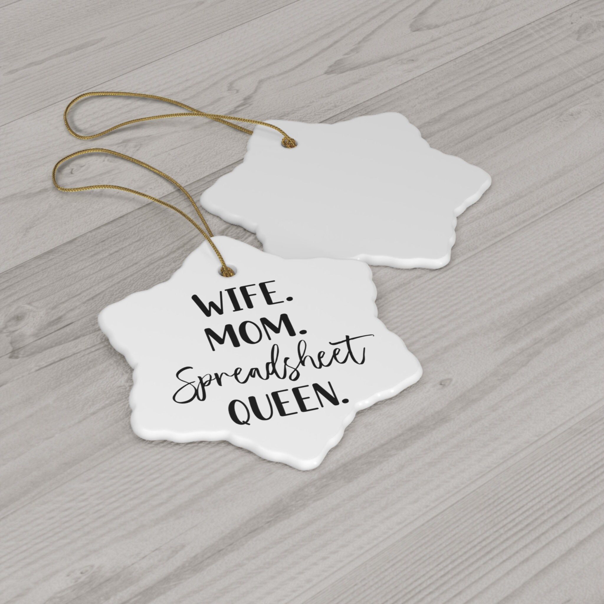 Accountant Ornament, Excel Spreadsheet Ornament, Christmas Accountant ...