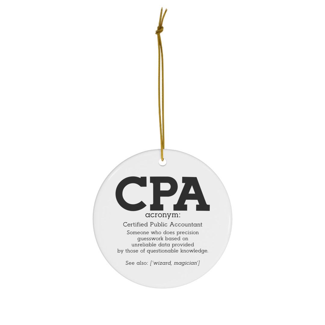 Accountant Ornament, Excel Spreadsheet Ornament, Christmas Accountant ...