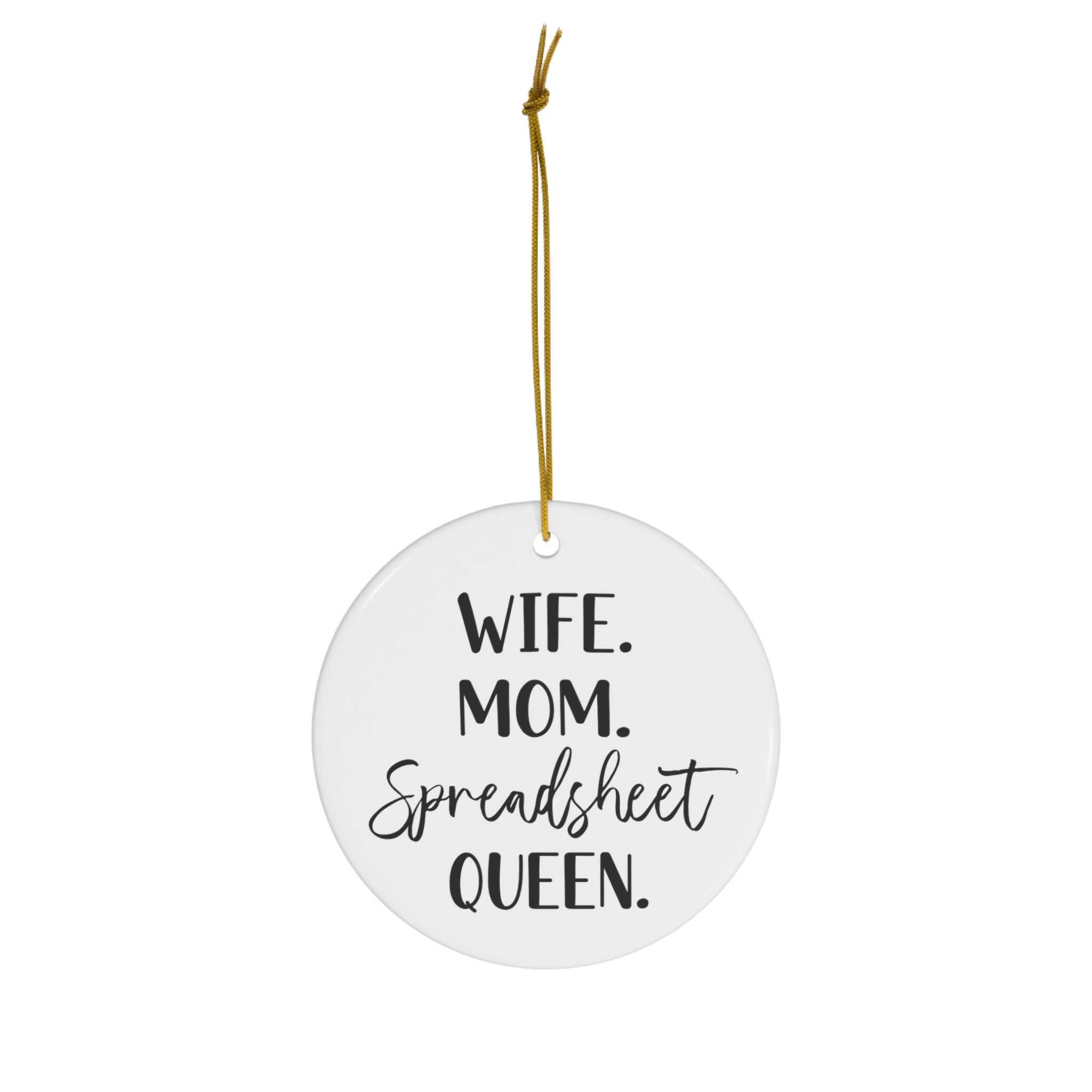 Accountant Ornament, Excel Spreadsheet Ornament, Christmas Accountant ...