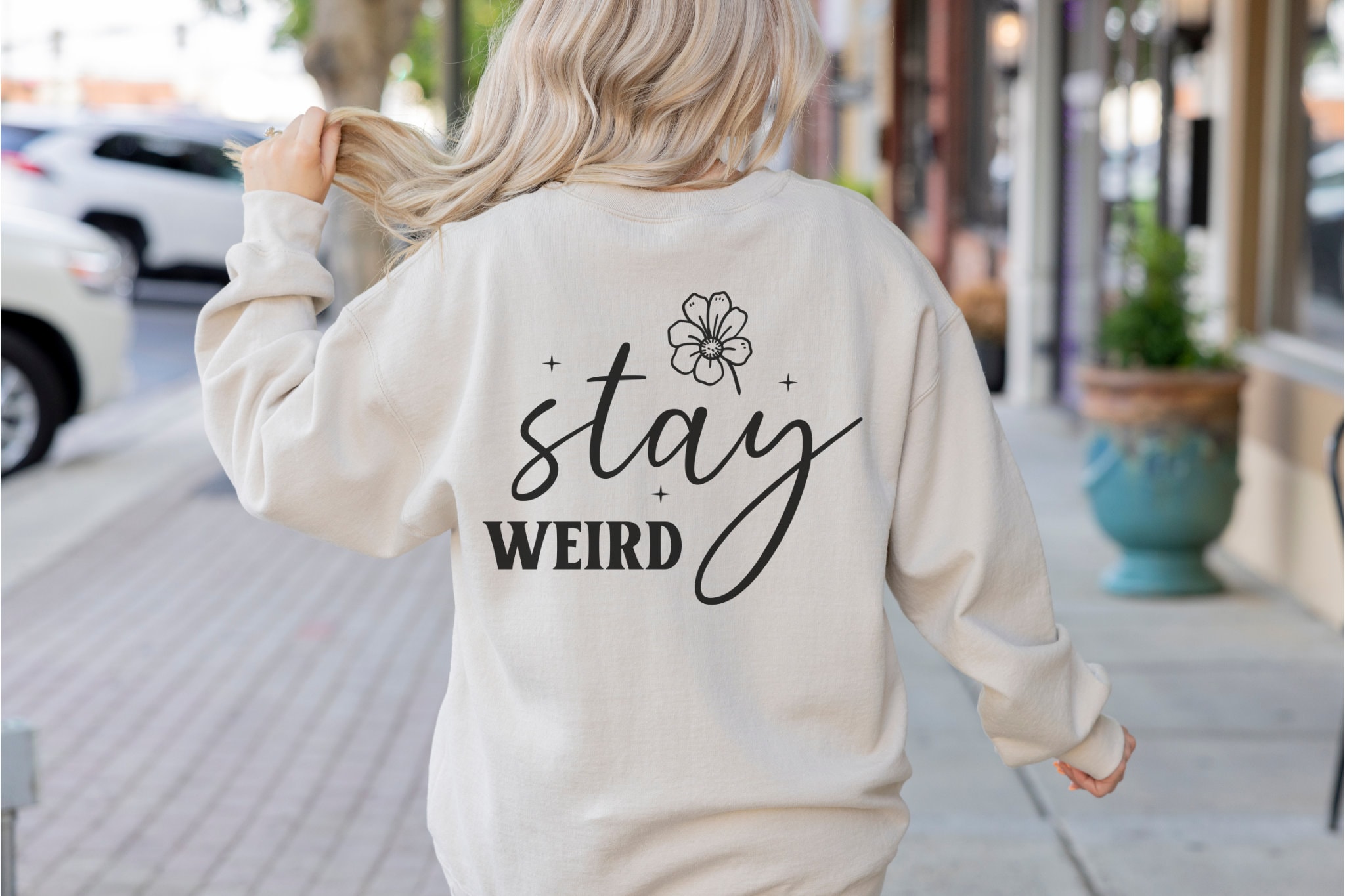 Normal is Boring Sweatshirt, Stay Weird Sweatshirt, Stay Weird Gifts ...