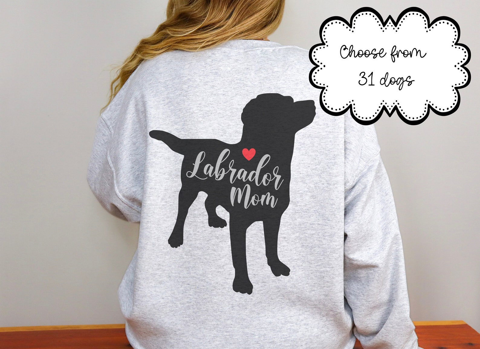 Custom Dog Mom Sweatshirt, Dog Mom Gift, Fur Mama Sweatshirt, Dog Mom ...