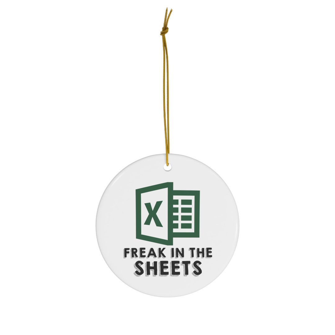 Accountant Ornament, Excel Spreadsheet Ornament, Christmas Accountant ...