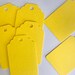 Blank Yellow Hang Tags, Price Tags, Item Labels, Gift Tags, Product ...