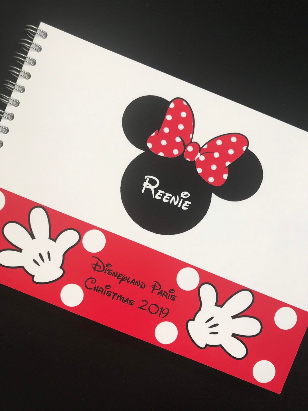 Minnie Mouse Disney Personalised Autograph Book - Etsy