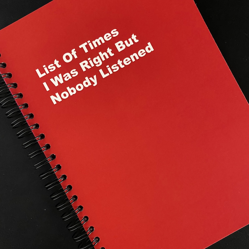 Funny Notebooks - Etsy