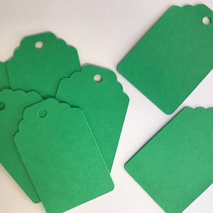 Blank Green Hang Tags, Price Tags, Item Labels, Gift Tags, Tags for ...