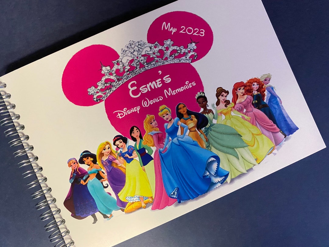 Personalised Disneyland Princess Autograph Book - Etsy