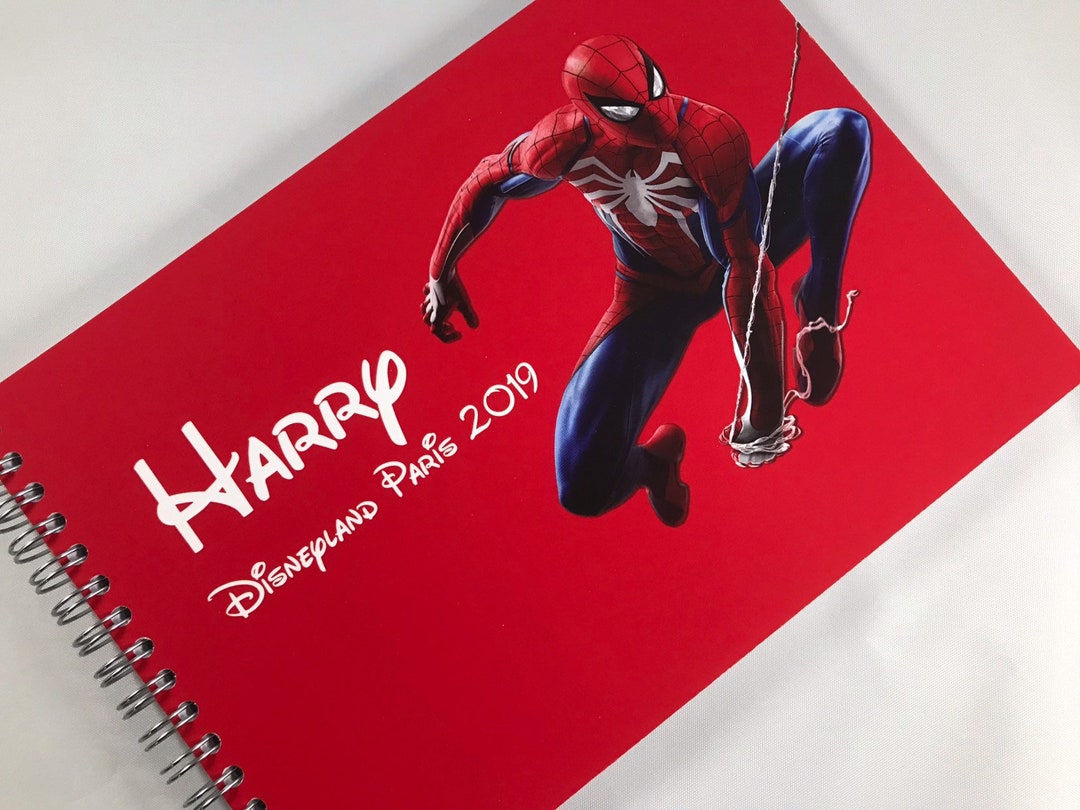 Marvel Spiderman Personalised Autograph Book - Etsy