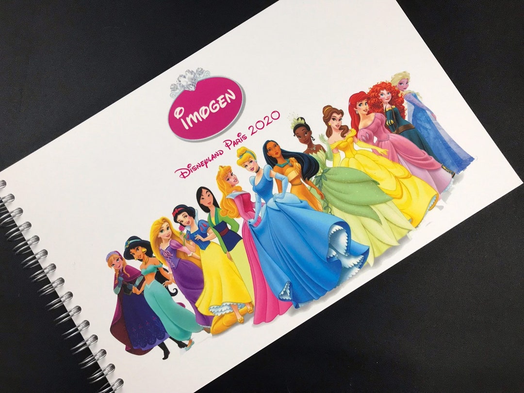 Disney Princess Autograph Book, Personalised Autograph Book - Etsy
