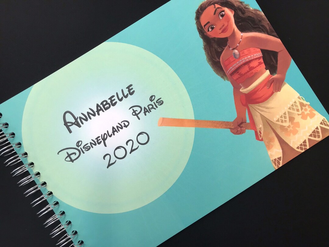 Disney Moana Personalised Autograph Book - Etsy
