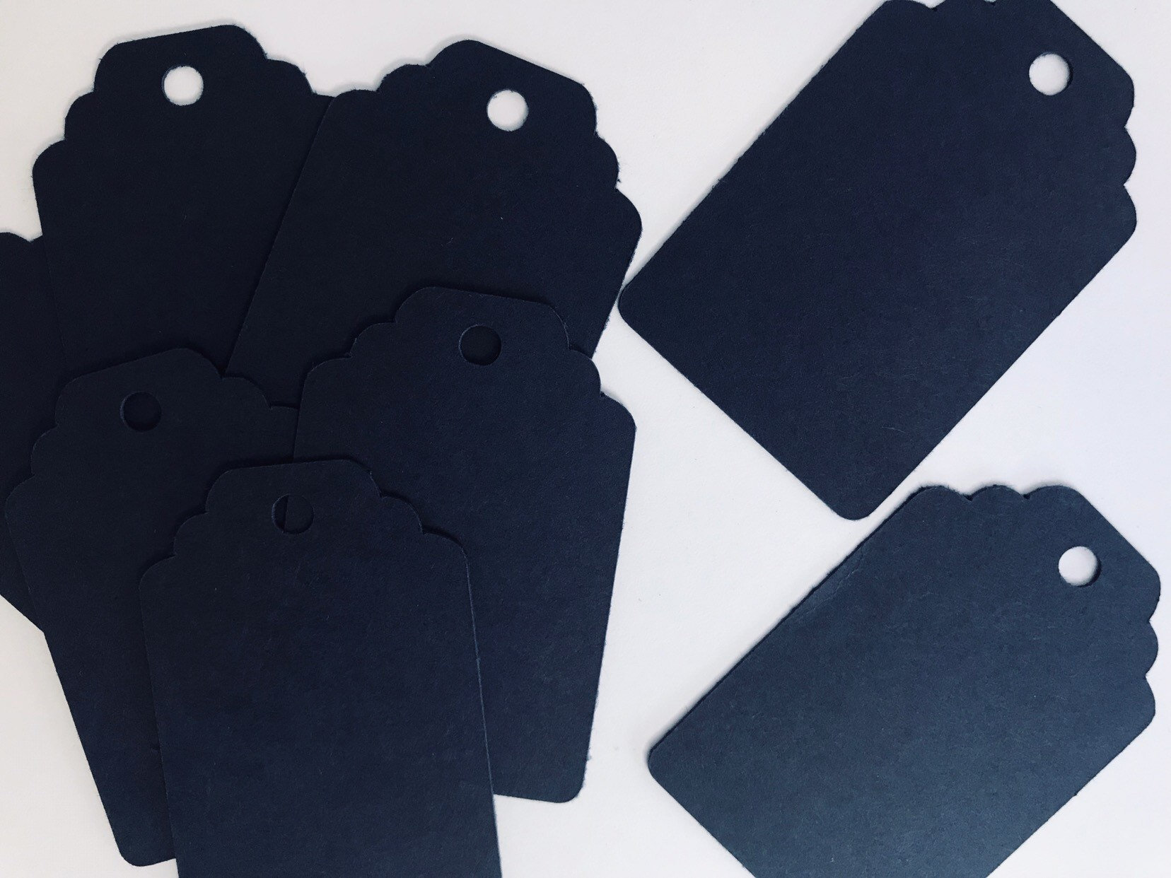 Blank Dark Blue Hang Tags, Price Tags, Item Labels, Gift Tags, Tags for ...