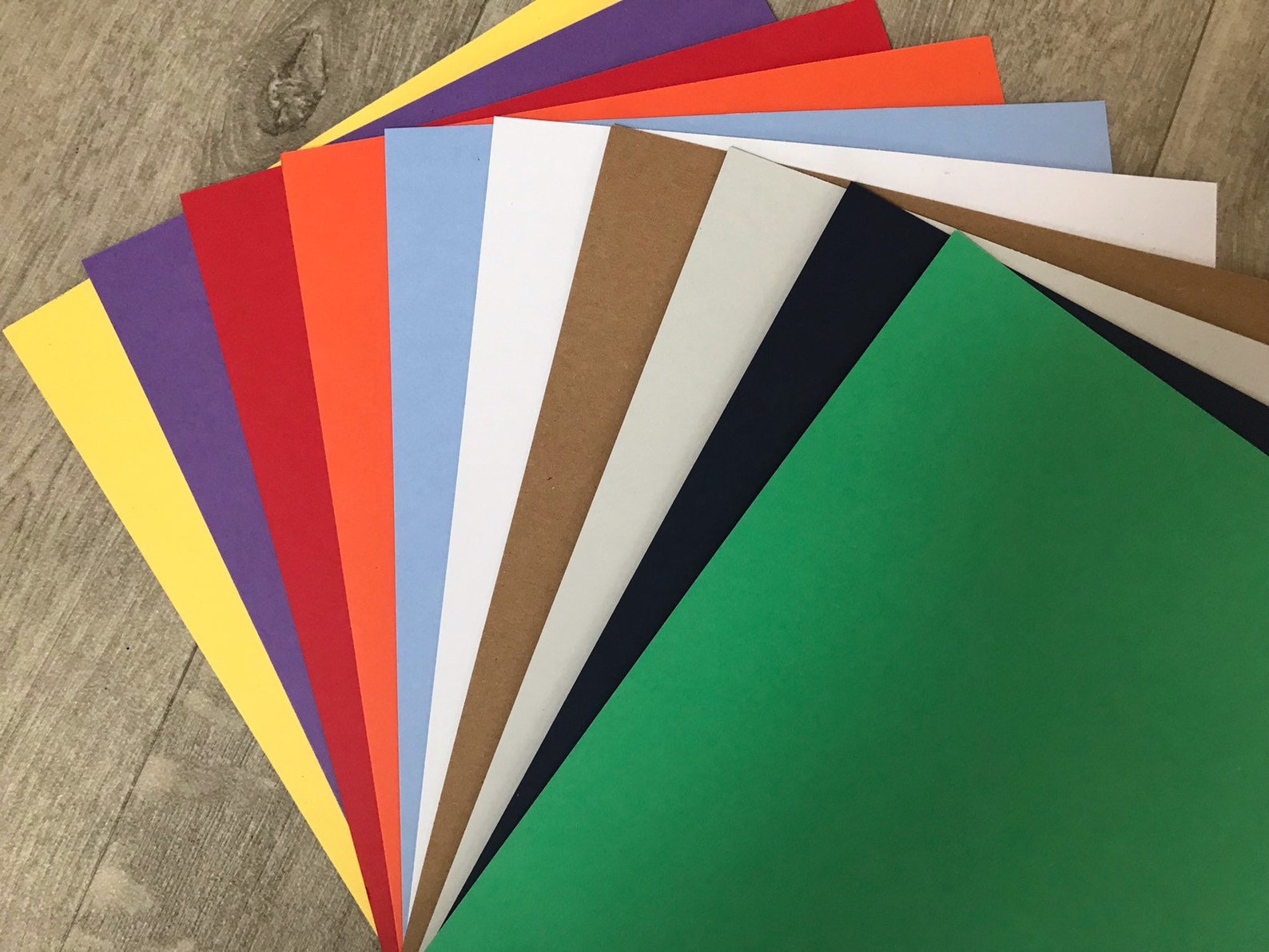 A5 Coloured Card 300gsm, Blank Craft Card 10 Sheets - Etsy UK