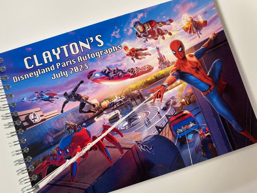 Marvel Spiderman Personalised Autograph Book - Etsy