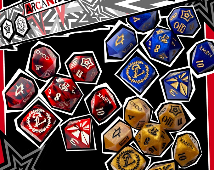 The Arcana Series-made to Order Dice - Etsy