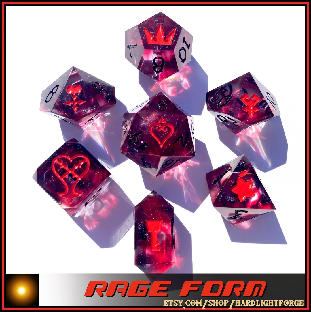 NEW Rage Form made to Order Dice - Etsy