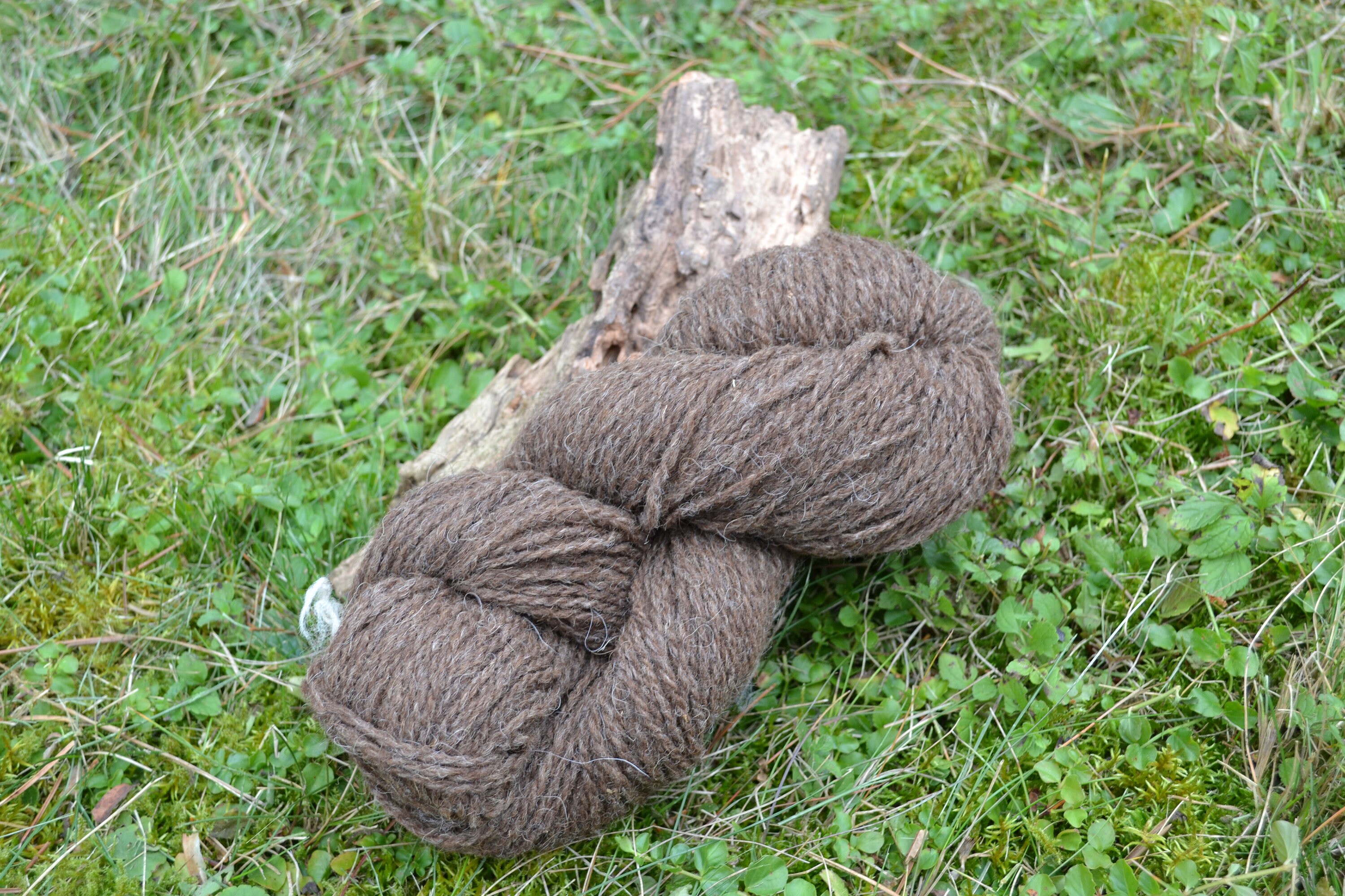 100g Knitting Wool Natural Dark Brown 100% Pure Sheep's Wool Natural ...