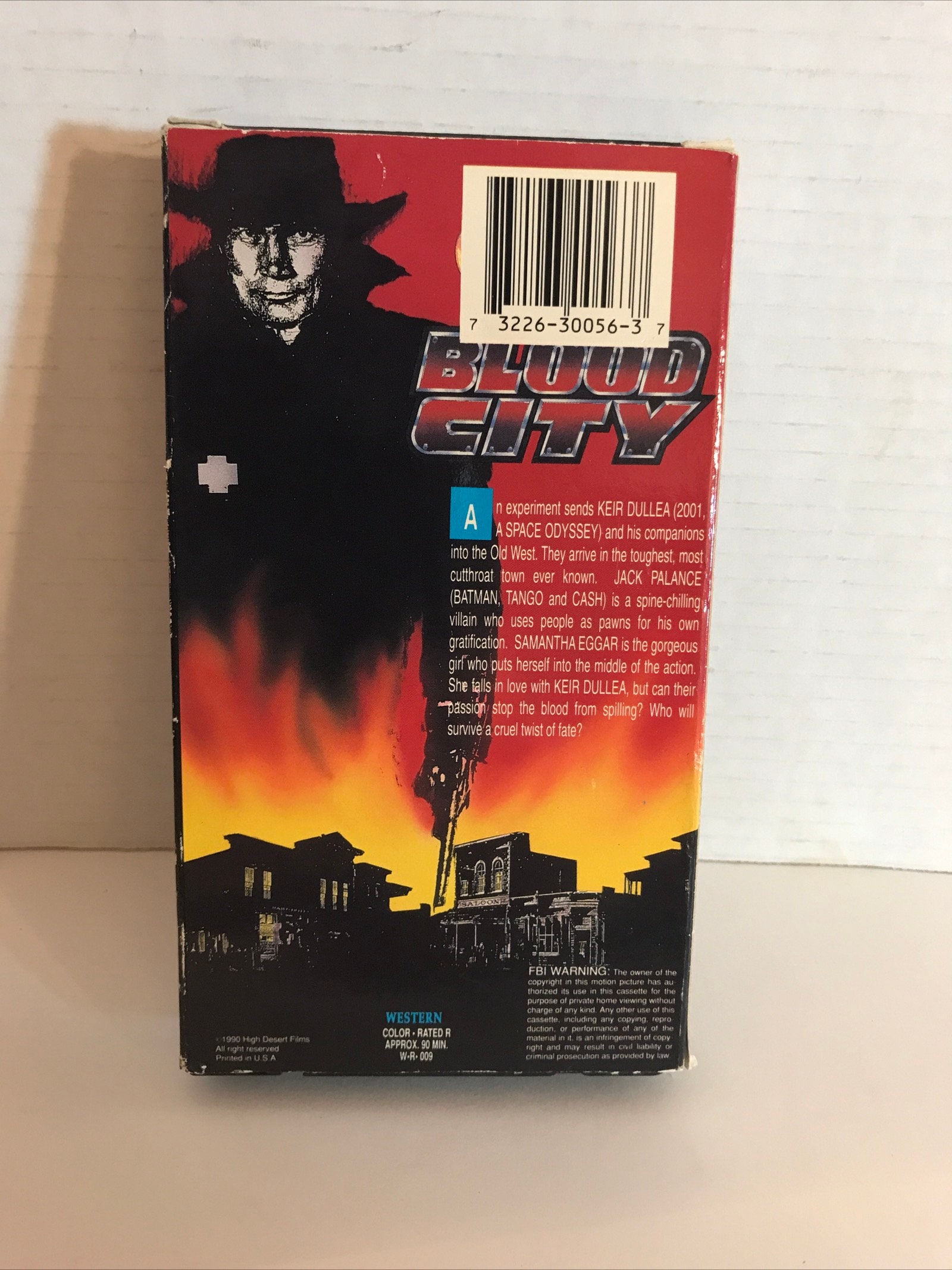 RARE VHS Tape Blood City Starring Jack Palance Western Horror - Etsy