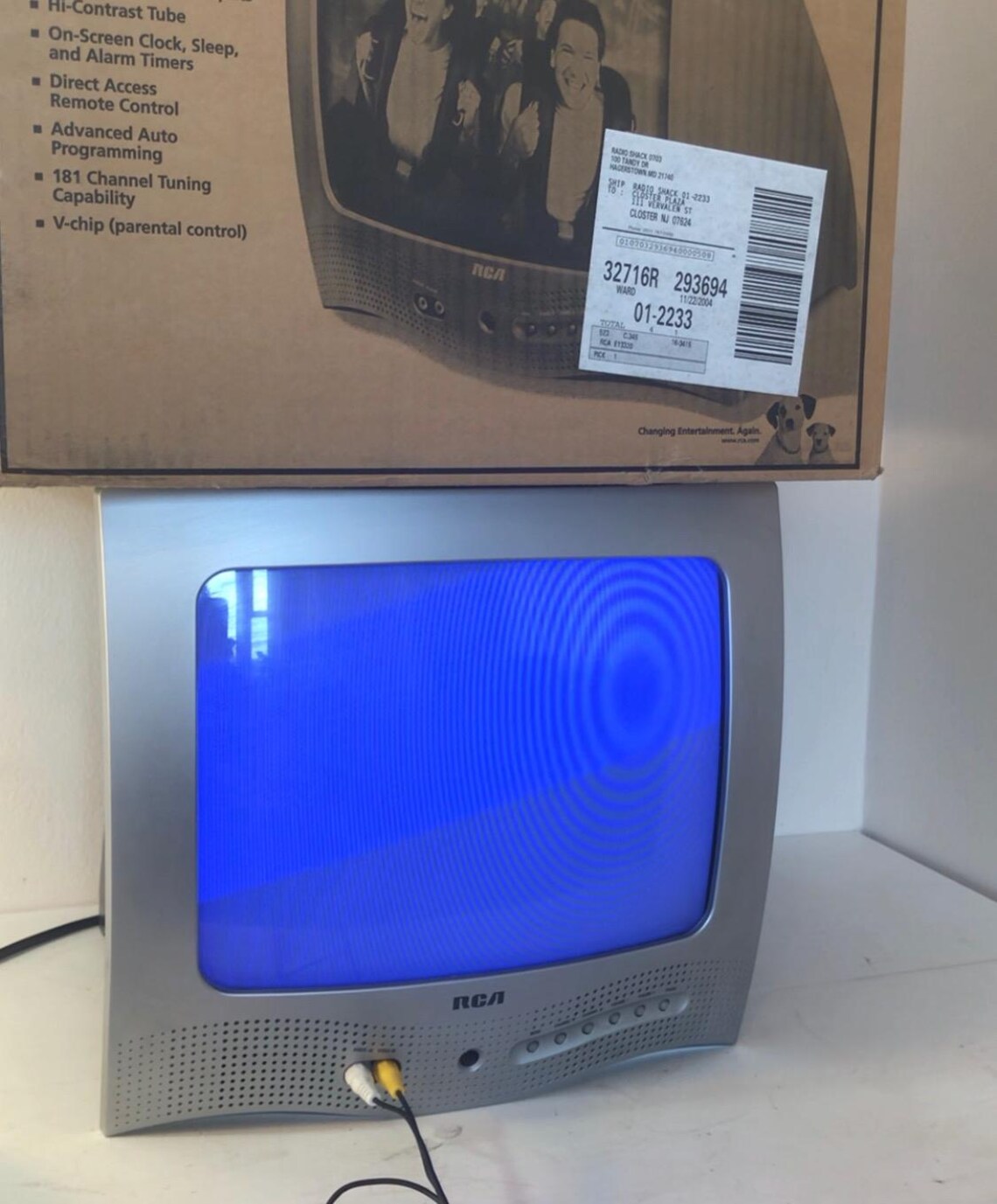 RCA E13320 Vintage 13" CRT Color TV Retro Gaming Television - New ...