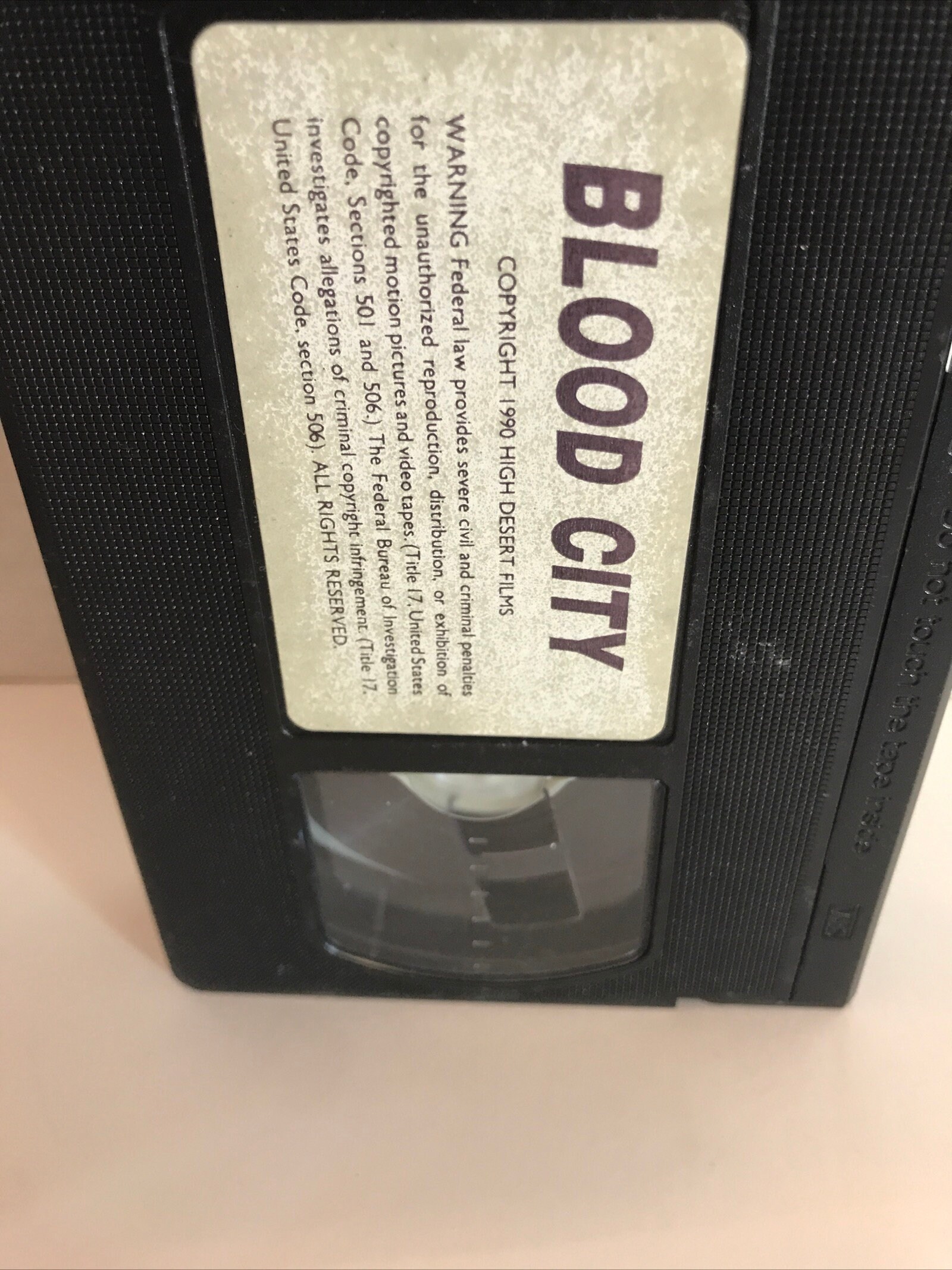 RARE VHS Tape Blood City Starring Jack Palance Western Horror - Etsy