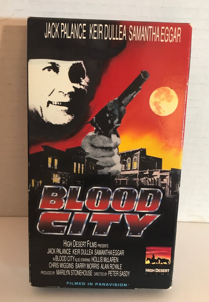 RARE VHS Tape Blood City Starring Jack Palance Western Horror - Etsy