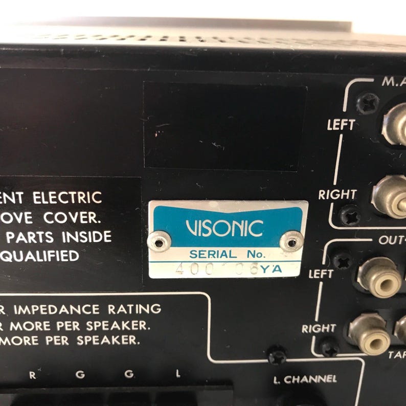 Visonic NA-4300 /scott A-437 Stereo Integrated Amp With Meters - Etsy