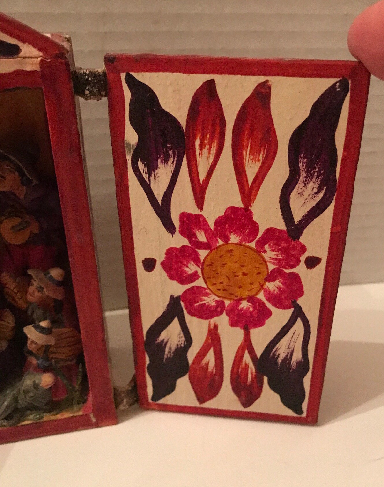 Old Antique Handmade Retablo Folk Art Fruit People Muscian Gathering - Etsy