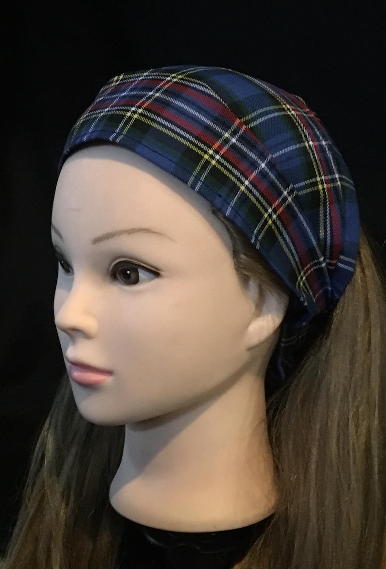 Blue Stuart Tartan Clan Scottish Head Band Bandana Hair Tie - Etsy
