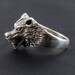 Werewolf Ring .925 Solid Sterling Silver Biker Rocker Animal Fan ...