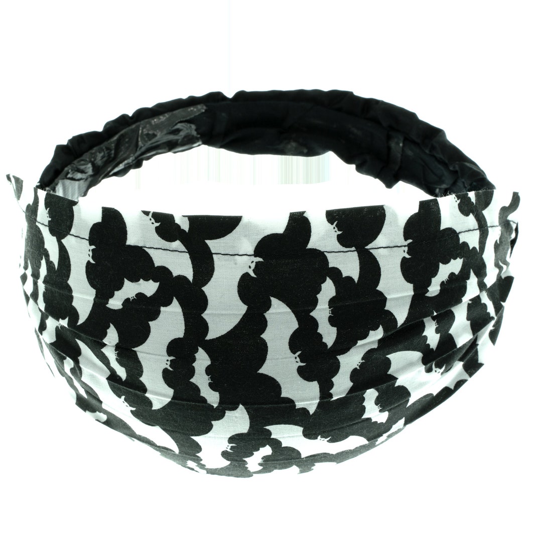Flying Bat Design ~ Elasticated Headband Great for Tying Hair Back ...