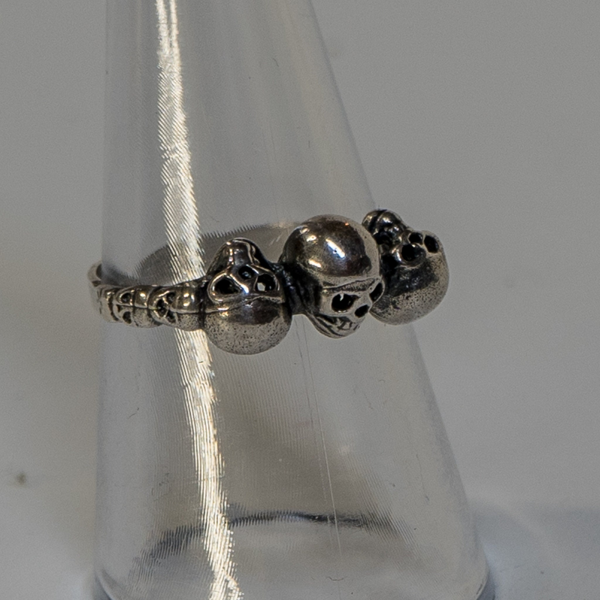 Voodoo Screaming Skull Ring .925 Solid Sterling Silver Ring - Etsy