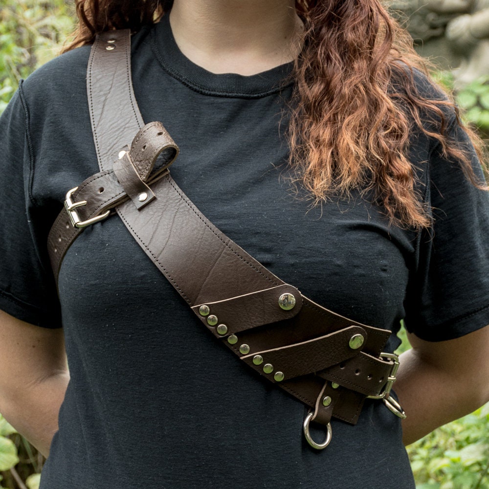 Great Bandolier Handmade From Leather. Fully Adjustable, Rings to ...