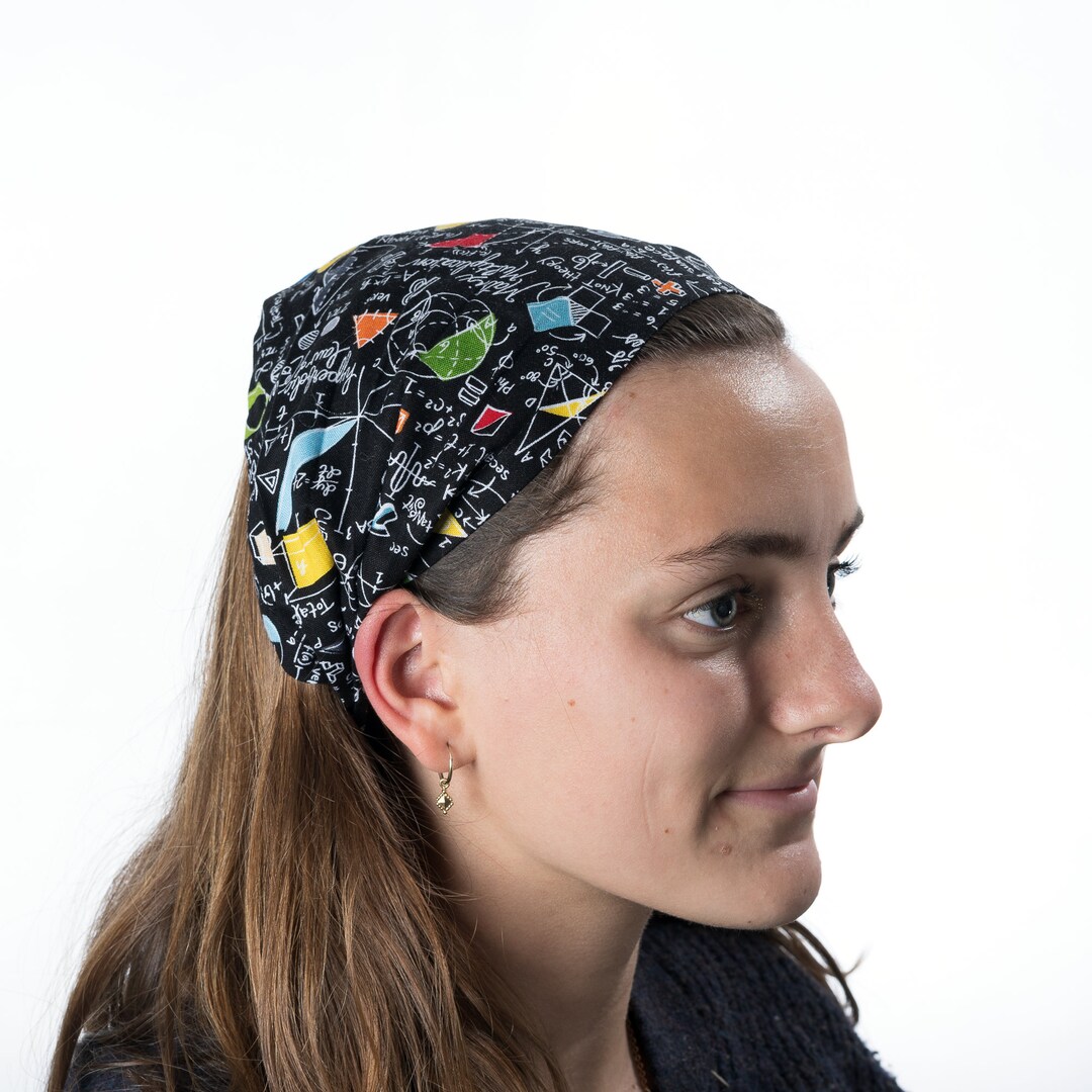 Fun Maths Design ~ Elasticated Headband Handmade From 100% Cotton ...