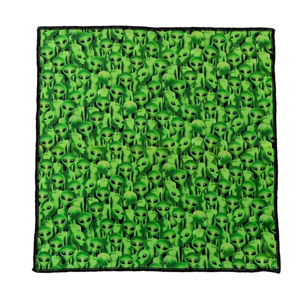 Fun Alien Design Cotton Bandana Ideal for a Fan of the Paranormal ...