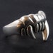 Great Design - Vampire Fang Ring 925 Solid Sterling Silver Heavy Metal ...