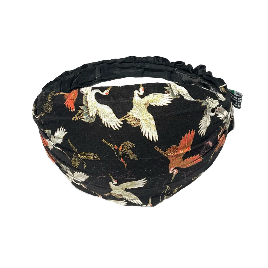 Japanese Cranes Flying in This Beautiful Head Band/bandana/hair Tie ...