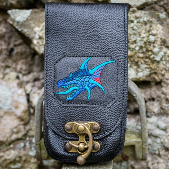 Ragnor Head Mobile Phone Pouch Leather Phone Pouch Dragon | Etsy
