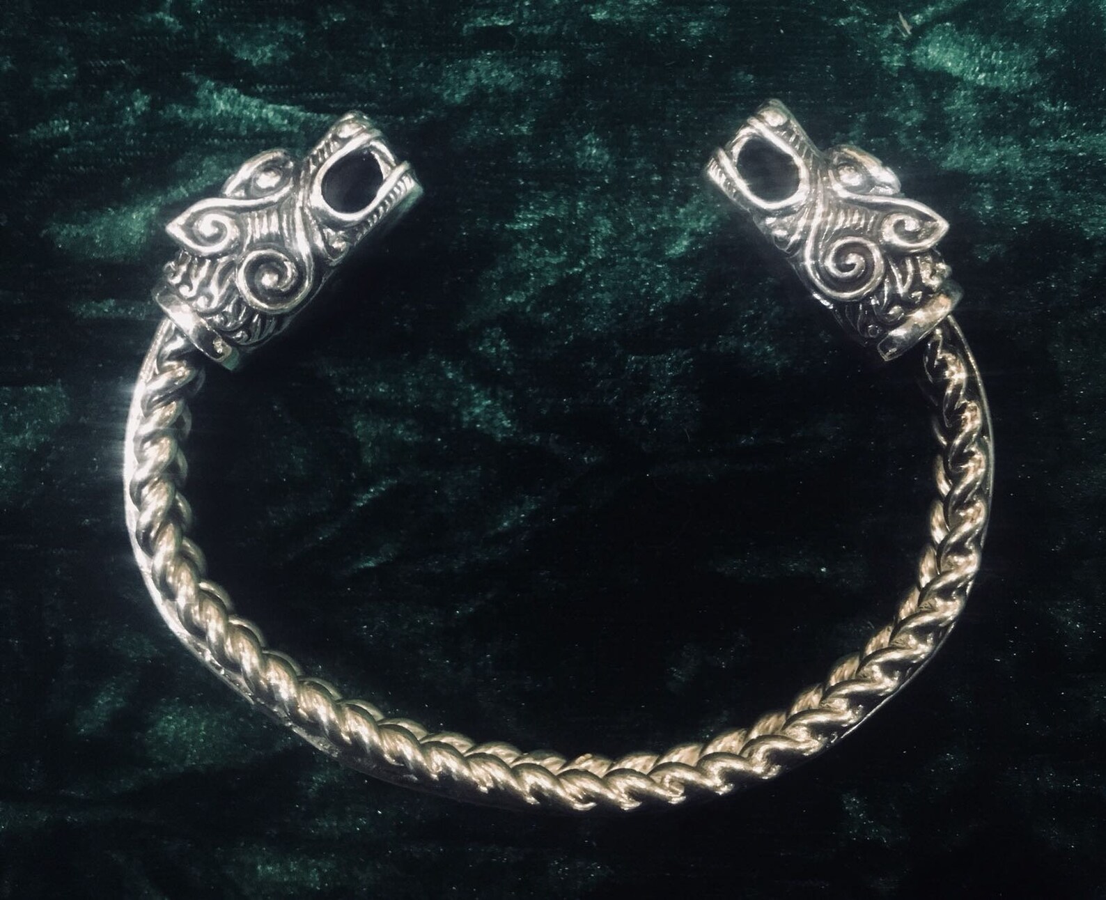 Incredible Details on Our Celtic Wolf Silver 925 Torc/torque - Etsy