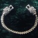 Incredible Details on Our Celtic Wolf Silver 925 Torc/torque - Etsy