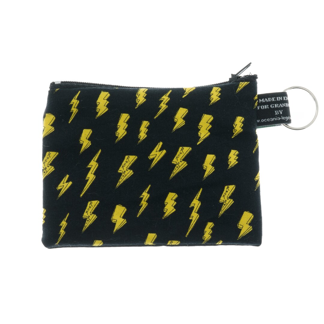 Lightning Bolt Design ~ Handmade Purse ~ 100% Cotton Great for Cash ...