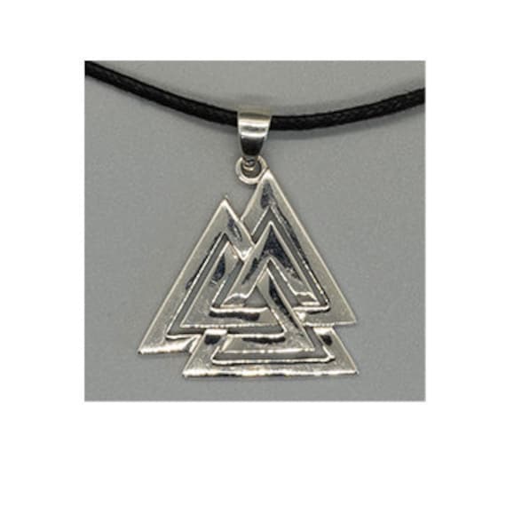 Valknut Pendant Odin Symbol handmade from 925 sterling silver | Etsy