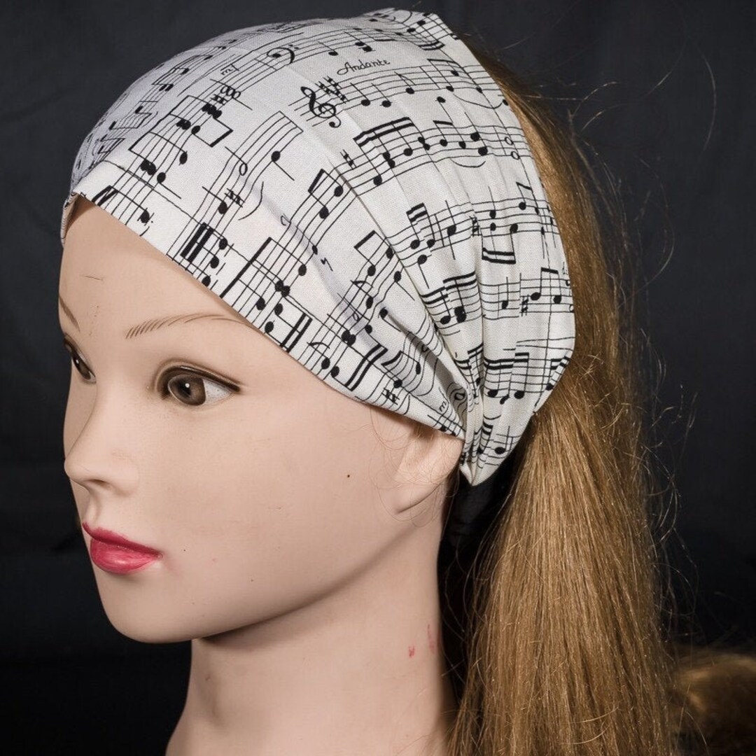 Sheet Music Design Perfect for Any Budding Musician Handmade Headband ...