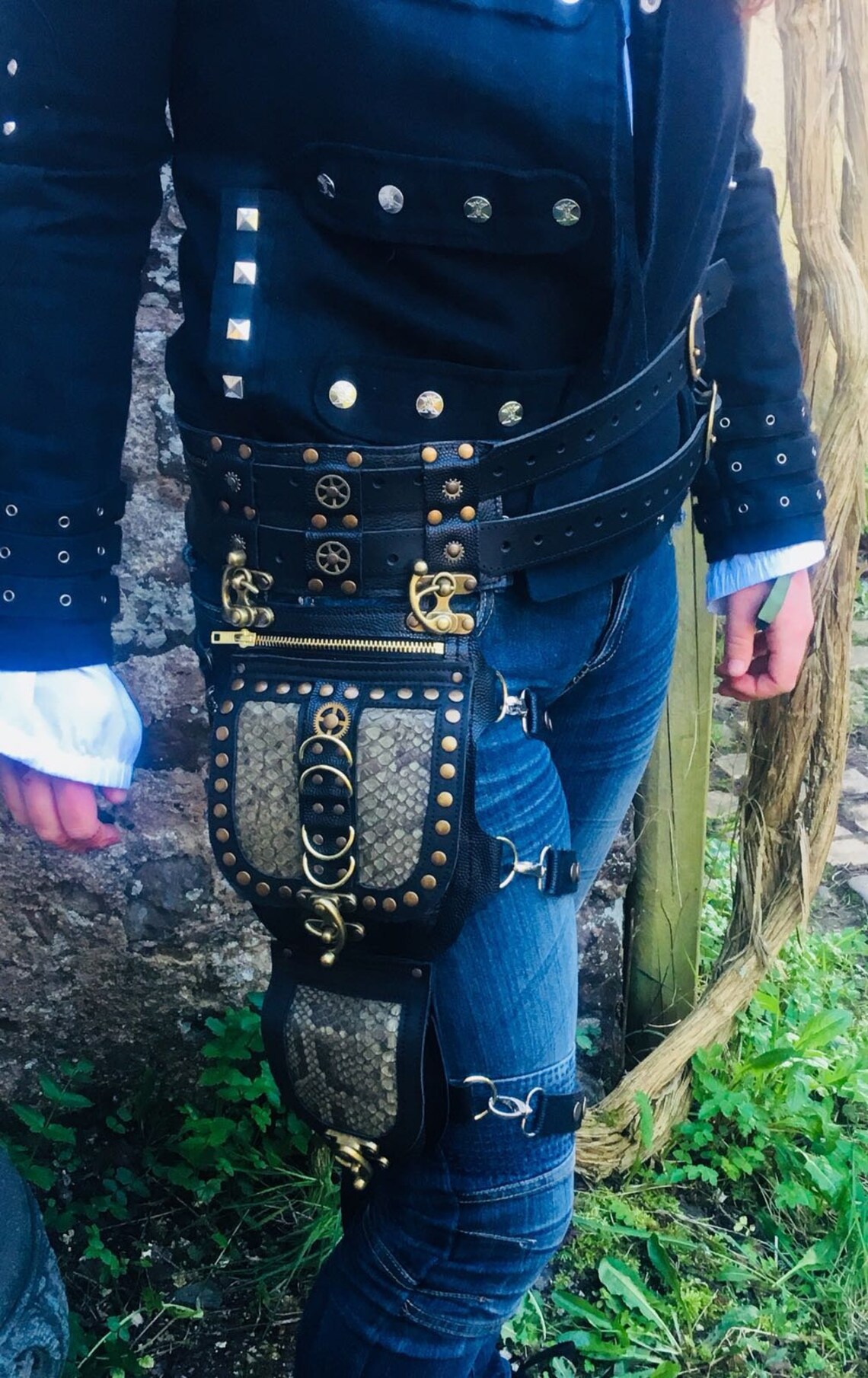 Festival Utility Belt Leg Strap Steampunk Cyberpunk | Etsy