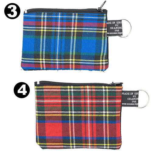 Scottish Tartan Coin Purses Handmade From 100% Cotton & Polyester Great ...