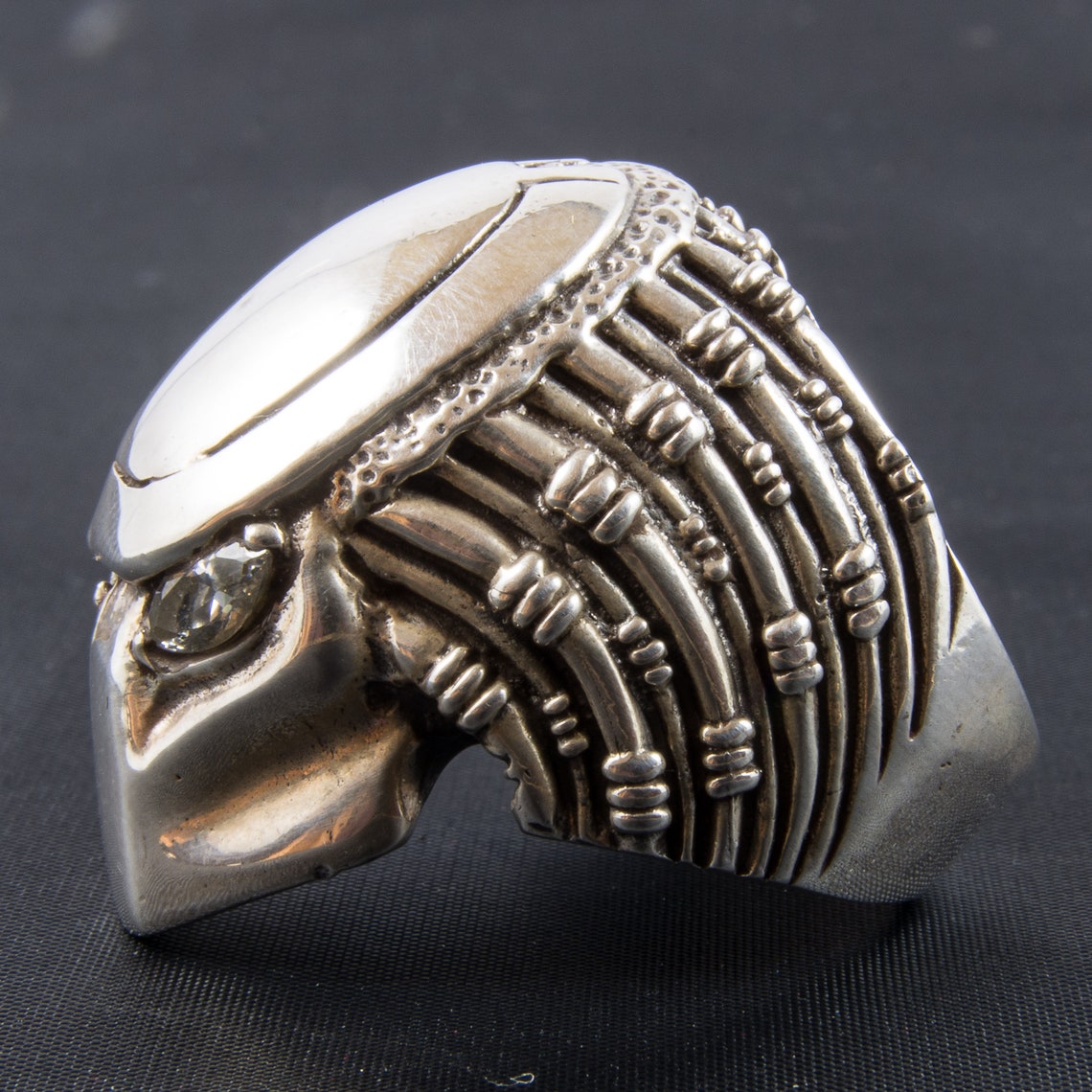 Predator Ring .925 Solid Sterling Silver, Awesome Ring Based on the ...