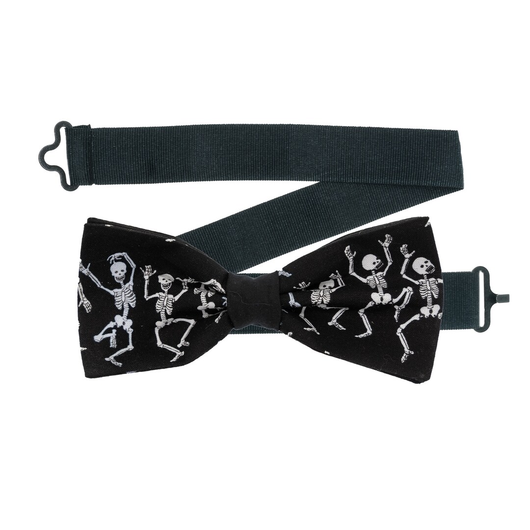 Fun Dancing Skeleton Designer Bow Tie Perfect for Weddings Graduation ...